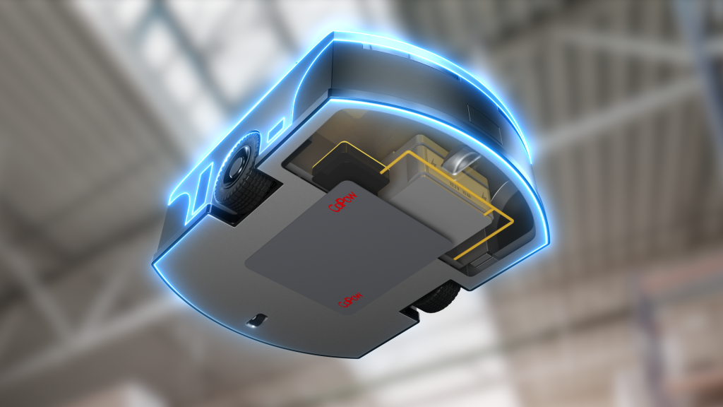 Our Technology: Power-In-Motion Delivery System For Robotic Fleets