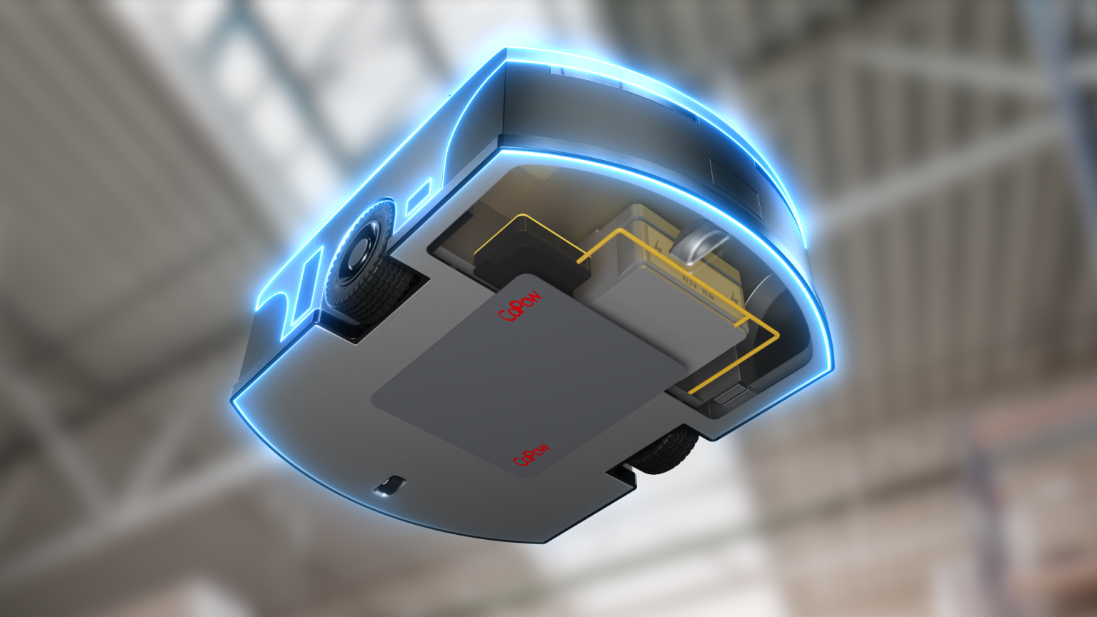 Our Technology: Power-In-Motion Delivery System For Robotic Fleets